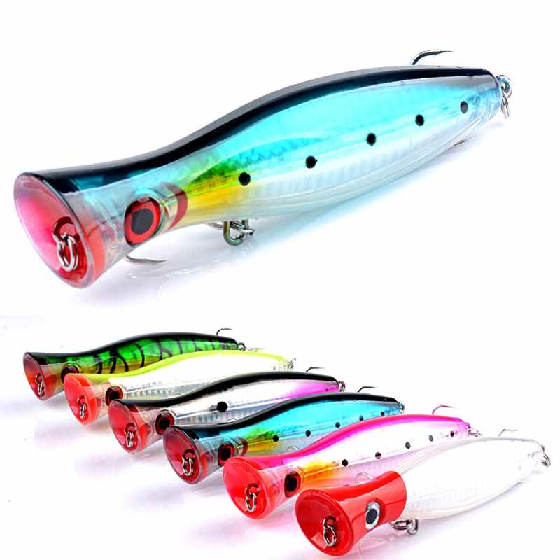 2 pcs 12.5cm 40g big fish lure sea popper lures – Dellsy