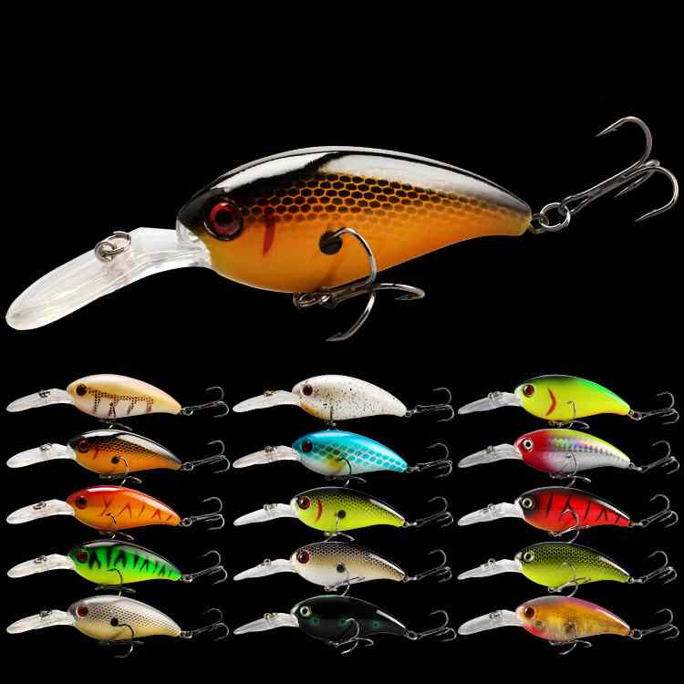 2 pcs 15.2g 10.5cm floating Crankbait lures – Dellsy